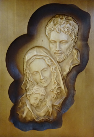 Drevorezba: Obraz - Svätá rodina (DR-65B) | VER.sk