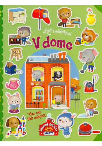 Kniha - Zošit s nálepkami: V dome | VER.sk